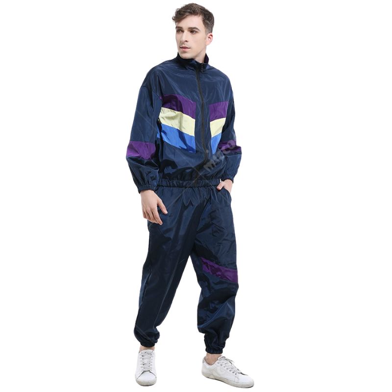 Ropa deportiva de los 80 Púrpura | Mode Vintage